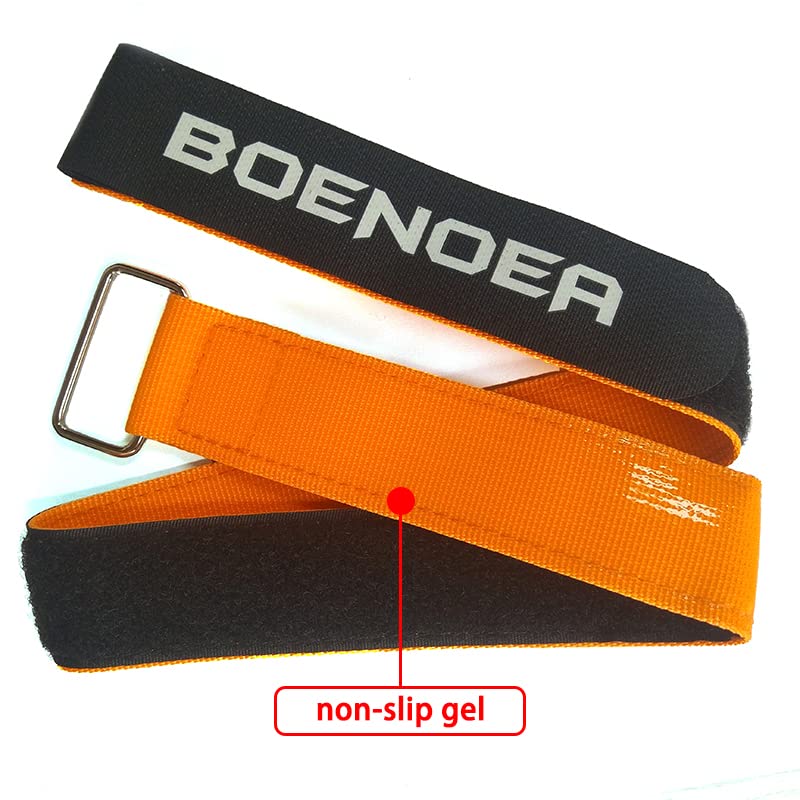 Boenoea Bike Rack Strap Bicycle Wheel Stabilizer Straps with Gel Grip Adjustable Nylon Bike Straps