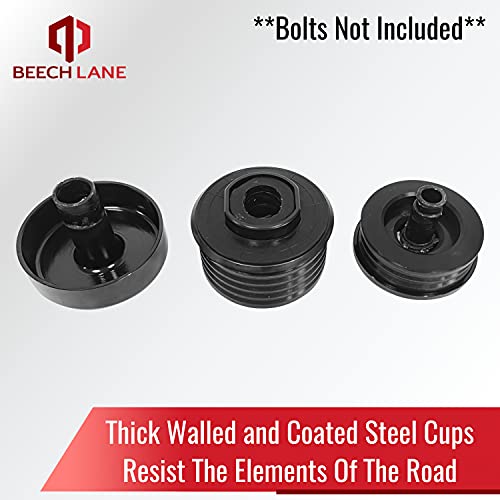 Beech Lane Silicone Body Mount Kit for 2008-2016 Ford F-250 / F-350 Crew Cab, Top Grade Silicone Mounts Improve Bumpy Ride, Durable Components Outlast Your Truck, Outperforms OEM and PU Mounts (Black)