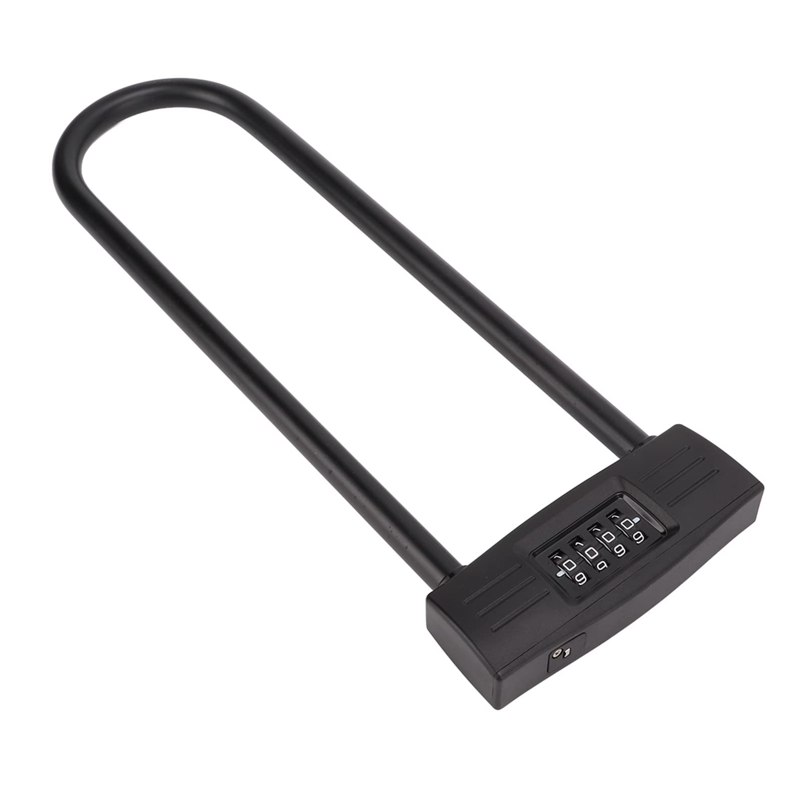 Bike U Lock, Lengthen 4 Digit Combination Resettable Padlock, and Waterproof, Suitable for , Electric Scooter