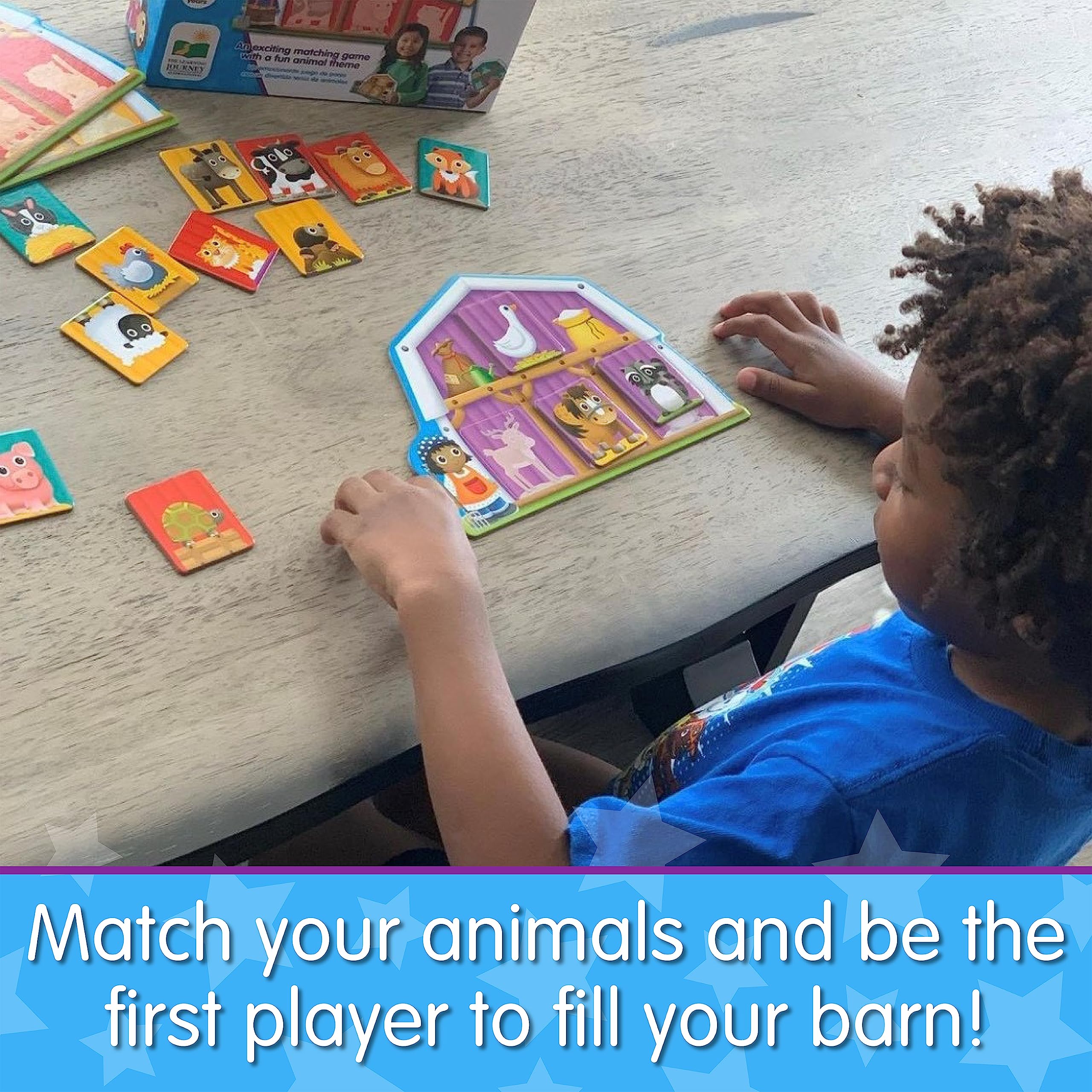Learning Journey International My First Play It - Animal Match - 4 Playing Boards and 16 Matching Game Pieces, Multicolor (138656)