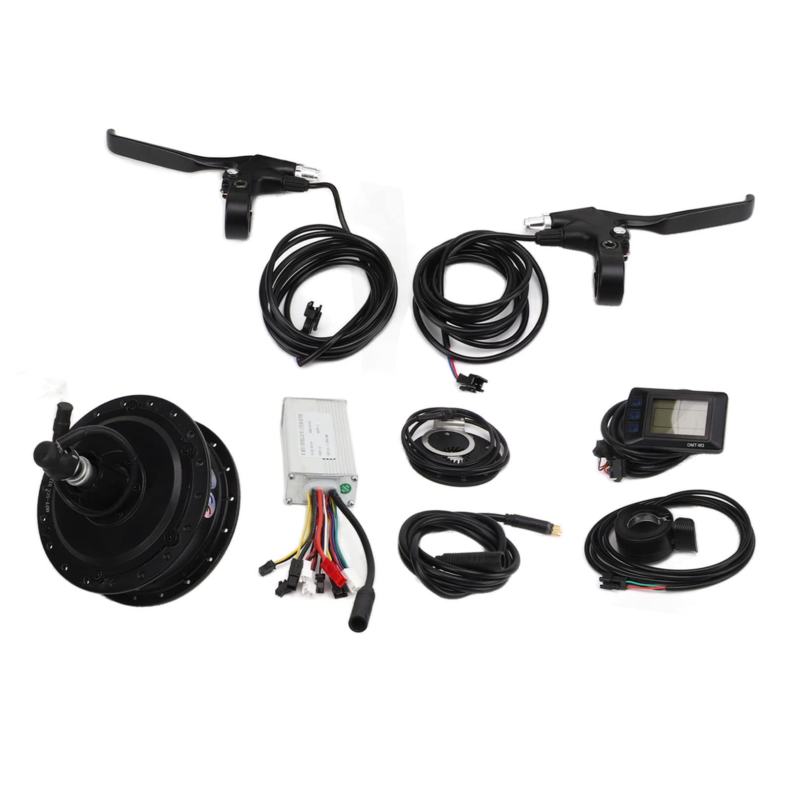 Bicycle Hub Motor Wheel Kit, Lightweight 48V 500W Electric Bike Conversion Kit (for 27.5in Rim Spokes)