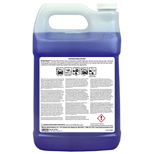 Malco Ultra Violet Premium Wash'n Wax β Best 2-In-1 Car Wash and Wax/Cleans and Provides A Durable, High-Gloss Shine in One Fast and Easy Step / 1 Gallon (107101)