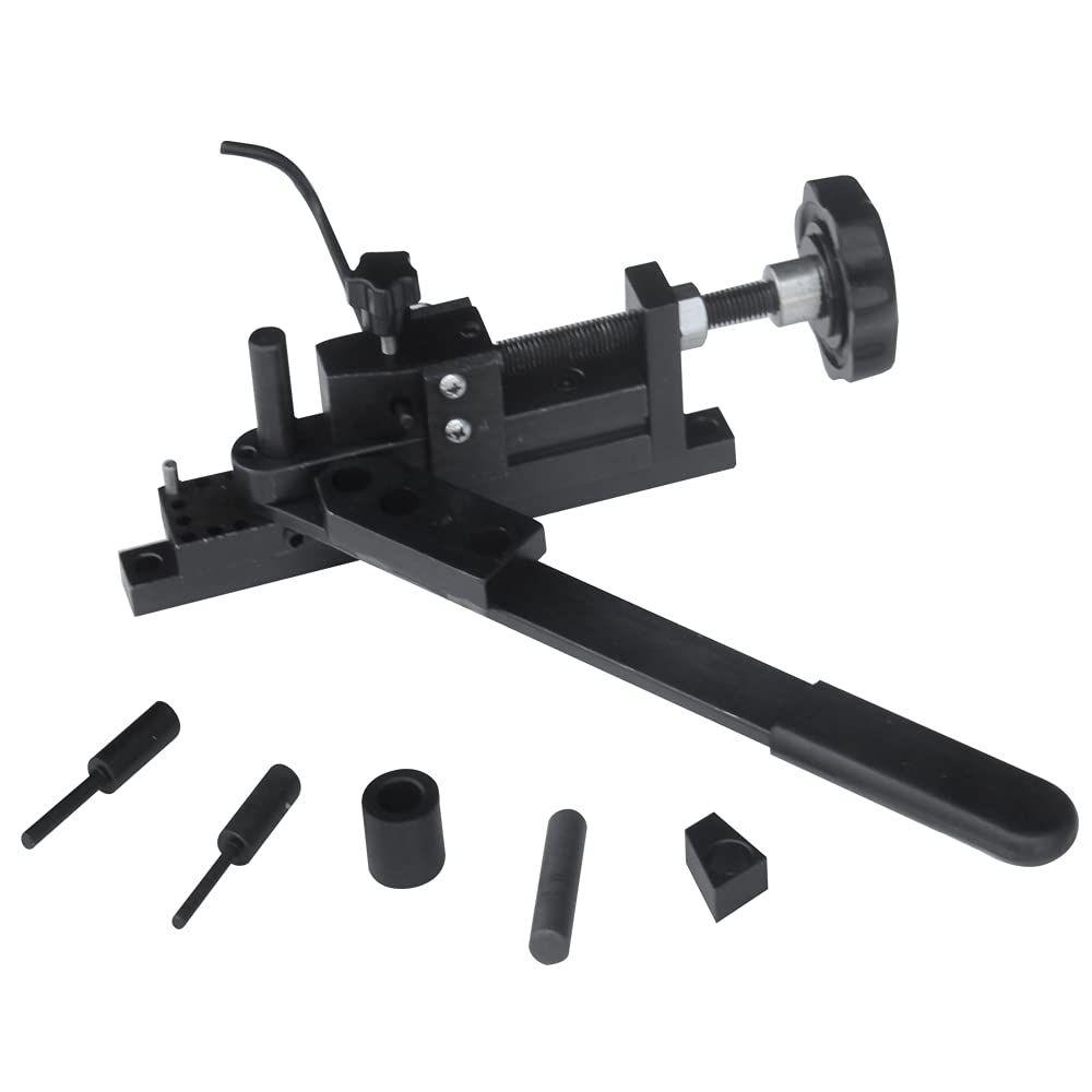 KAKA INDUSTRIAL MUB-1 Mini Universal Bender Forms Wire Flat Metal, metal bender ornamental, for Flat Round Stock, Hook, Clamp, Coil - Wire. Manual Mounting Mini Universal Bending Bender