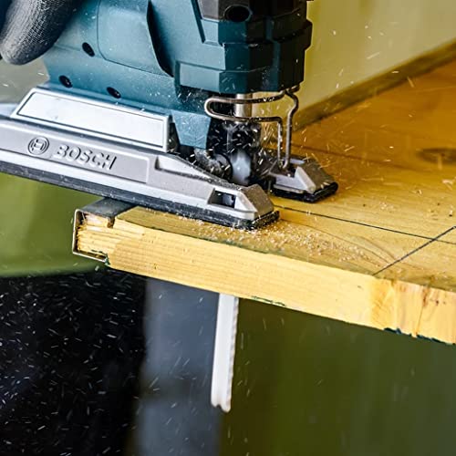 Bosch Professional 3pcs Expert Multi Material T367XHM Jigsaw Blade (for Tough Steel, Aluminium, Wood with Metal, Construction Wood, Plastics, Length 132 mm, Accessory Jigsaw)