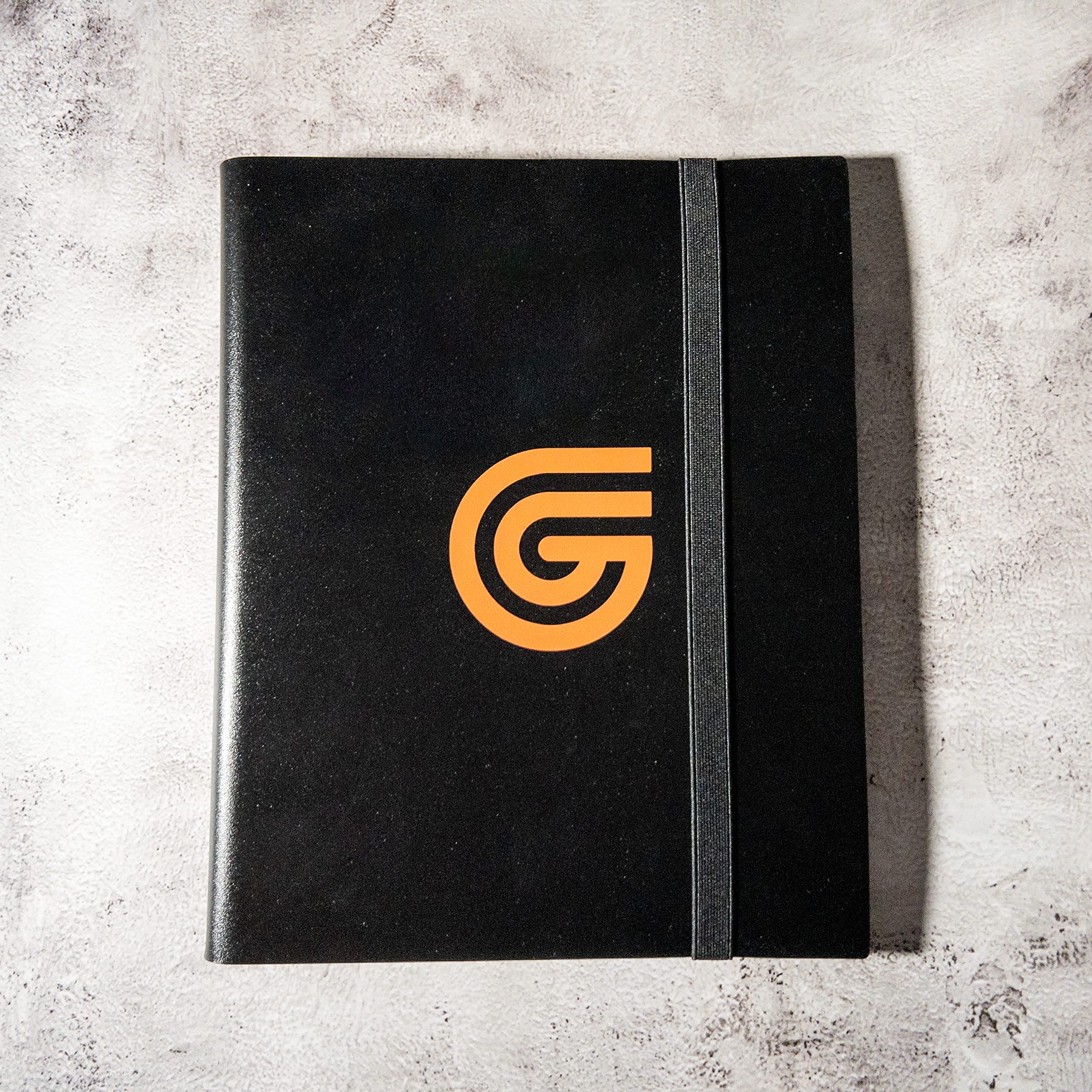 Trading Card Binder - Card Album Folder - Side Loading for TCG (9 Pocket, Black)