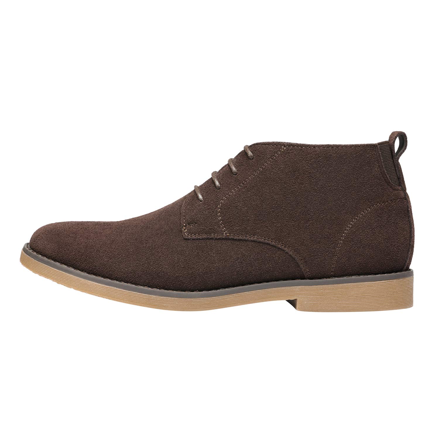 Bruno Marc Men's Chukka Dark Brown Suede Leather Chukka Desert Oxford Ankle Boots Size 11 M US