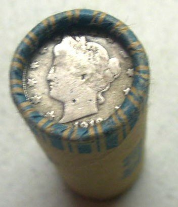 Circulated Liberty V Nickels, Roll of 40 Coins