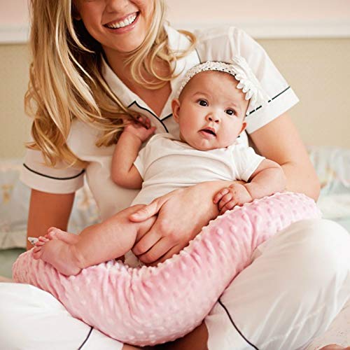 iEvolve Nursing Pillow Cover Breast Feeding Pillow Support Positioner Lounger Cover for Baby Boy Girl(Beige)