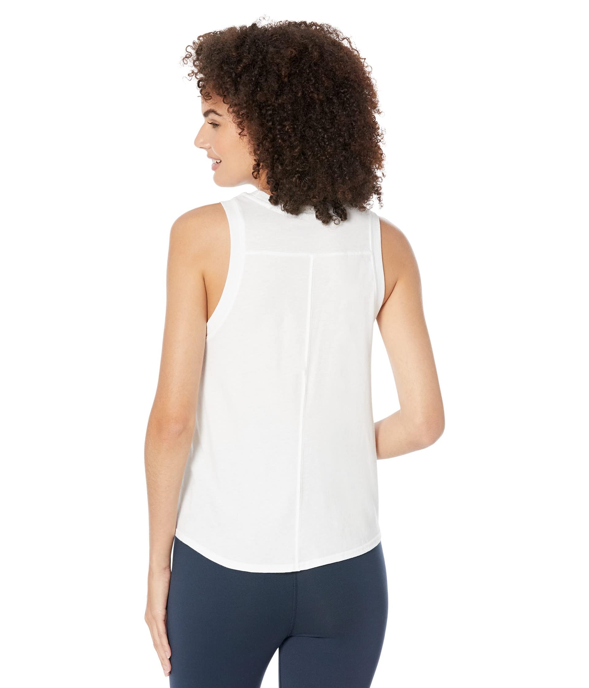 Brooks Distance Graphic Tank White/Cereal SM (US Women's 4-6)