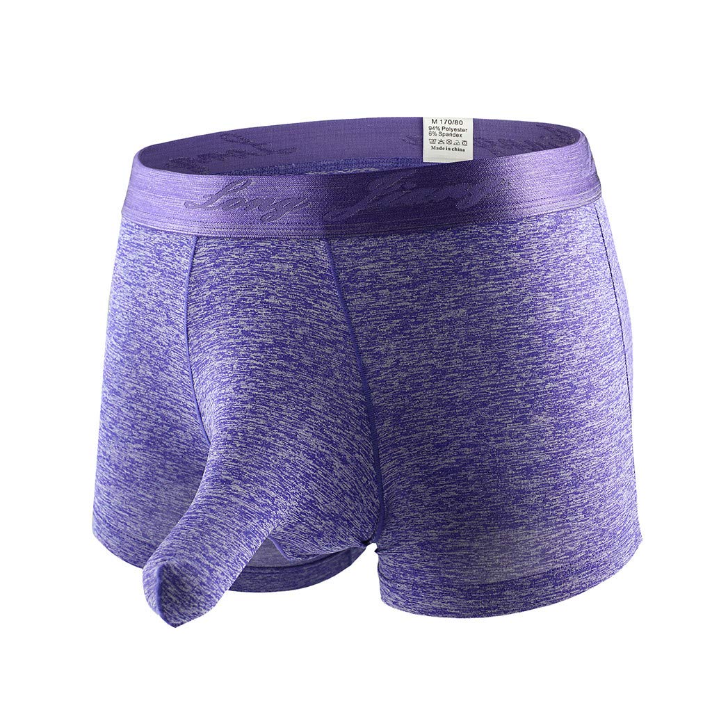 Bulge Ball Pouch Underwear for Mens Sexy Boxer Briefs Underpants Bikini Shorts Trunks Thong Knickers Underpants Shorts X-Large