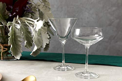 Schott Zwiesel Basic Bar Designed by World Renowned Mixologist Charles Schumann Tritan Crystal Glass Cocktail Cup, 8.8-Ounce, Set of 6