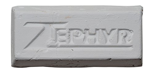 Zephyr Products AWW58-8WB White 8" Airway Buffing Wheel with 1 LB White Bar Final Finish, 1 Pack