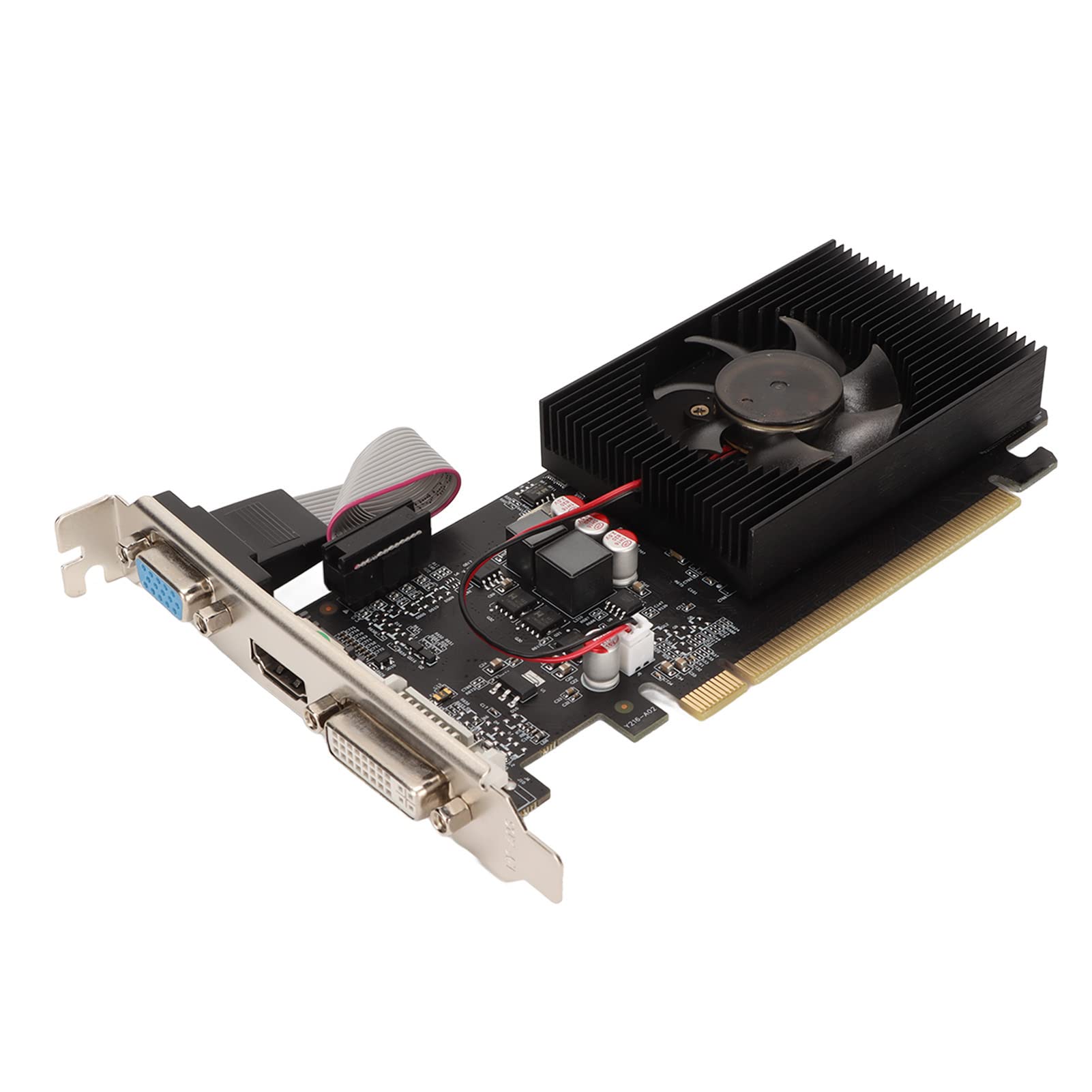 Bewinner GT220 Graphics Card, DDR3 1GB 128bit 2024MHz Gaming Graphics Card Support DirectX 10.1, HDMI DVI VGA Interface, PCI Express x16 Video Card for Desktop PC