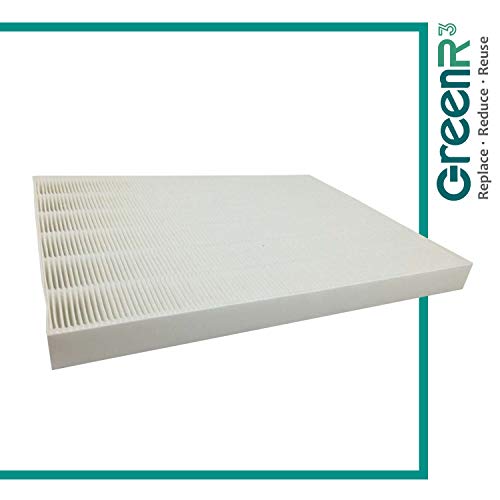 GreenR3 Air Purifier True HEPA Air Filter + 4 Replacement Carbon Filters for Winix 115115 fits 5300 6300 5300-2 6300-2 P300 C535 5000b 5000 5500 9000 Plasma Wave WAC5300 WAC5500 WAC6300 and more