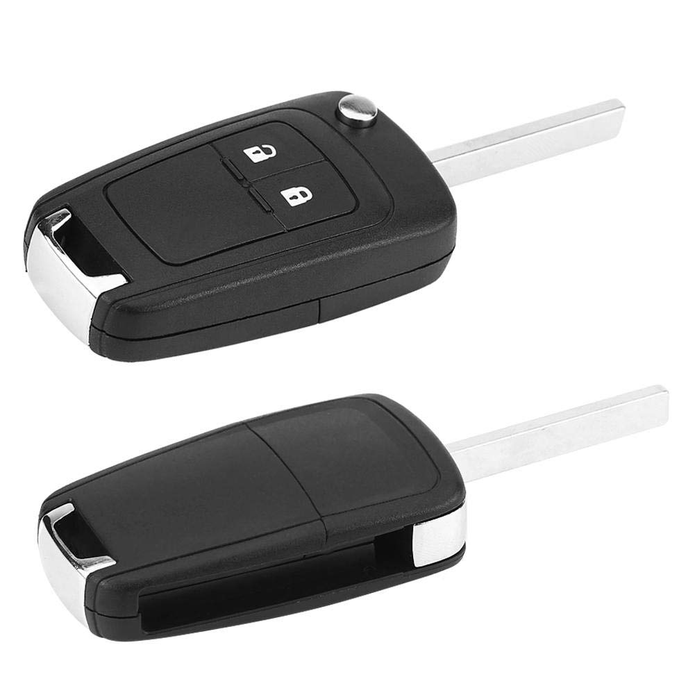 Buttons Key Fob Heat and Corrosion Resistance Flip Folding Remote 2 Buttons Car Key Fob Shell Case For Vauxhall Opel Astra Insignia