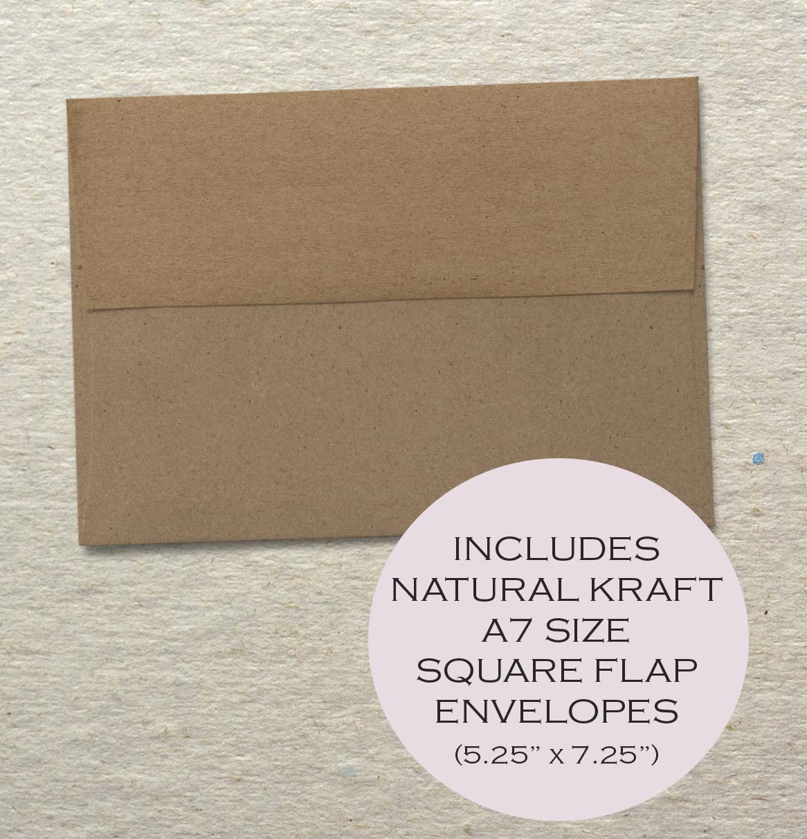 Moonrise Papery Set of 25 Bridal Shower Invitations with Envelopes — Floral Bridal Shower Invitations