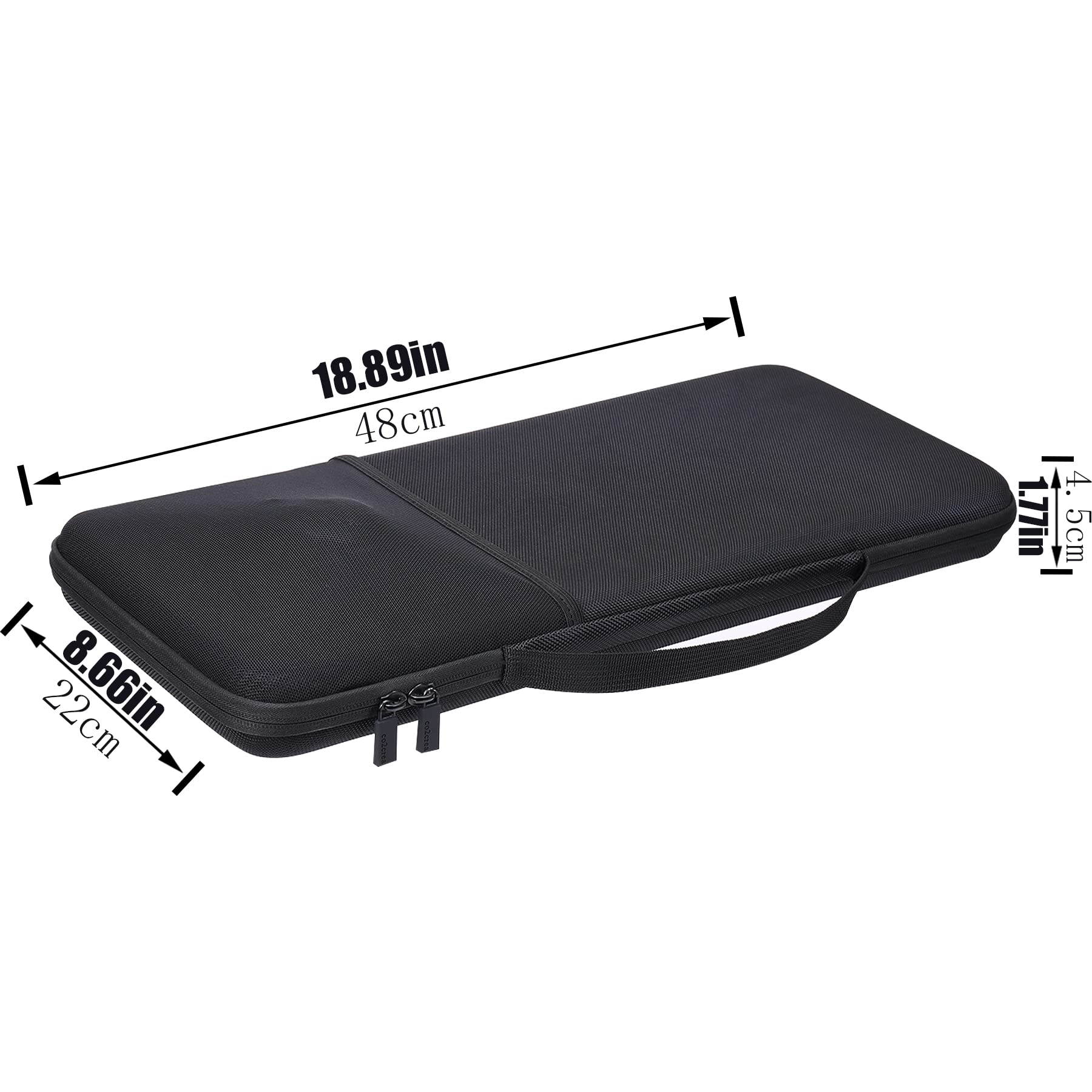 co2CREA Hard Case Replacement for Logitech Signature K650 Comfort Full-Size Wireless Keyboard (Graphite Case)