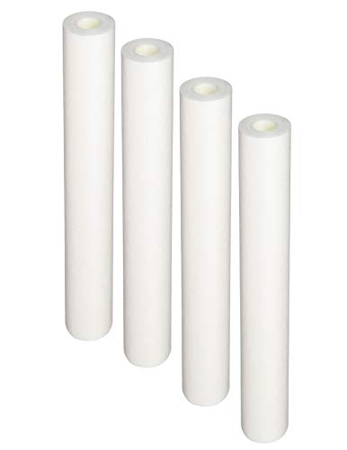 CFS – 4 Pack Sediment Pre-Filter Cartridges Compatible with EQ-304-20 Models – Remove Bad Taste & Odor – Whole House Replacement Filter Cartridge – Universal 20" Filter Cartridge