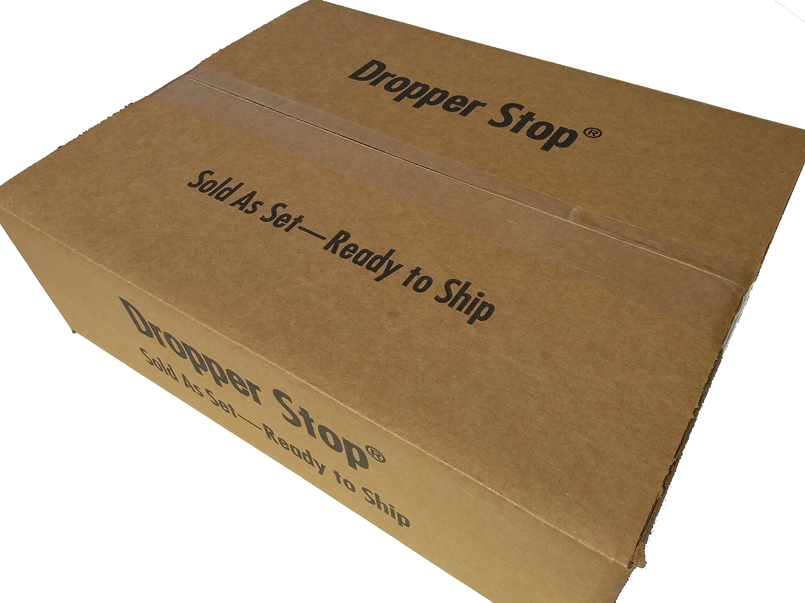 DropperStop⢠1oz Amber Glass Dropper Bottles (30mL) with Tapered Glass Droppers - Pack of 99