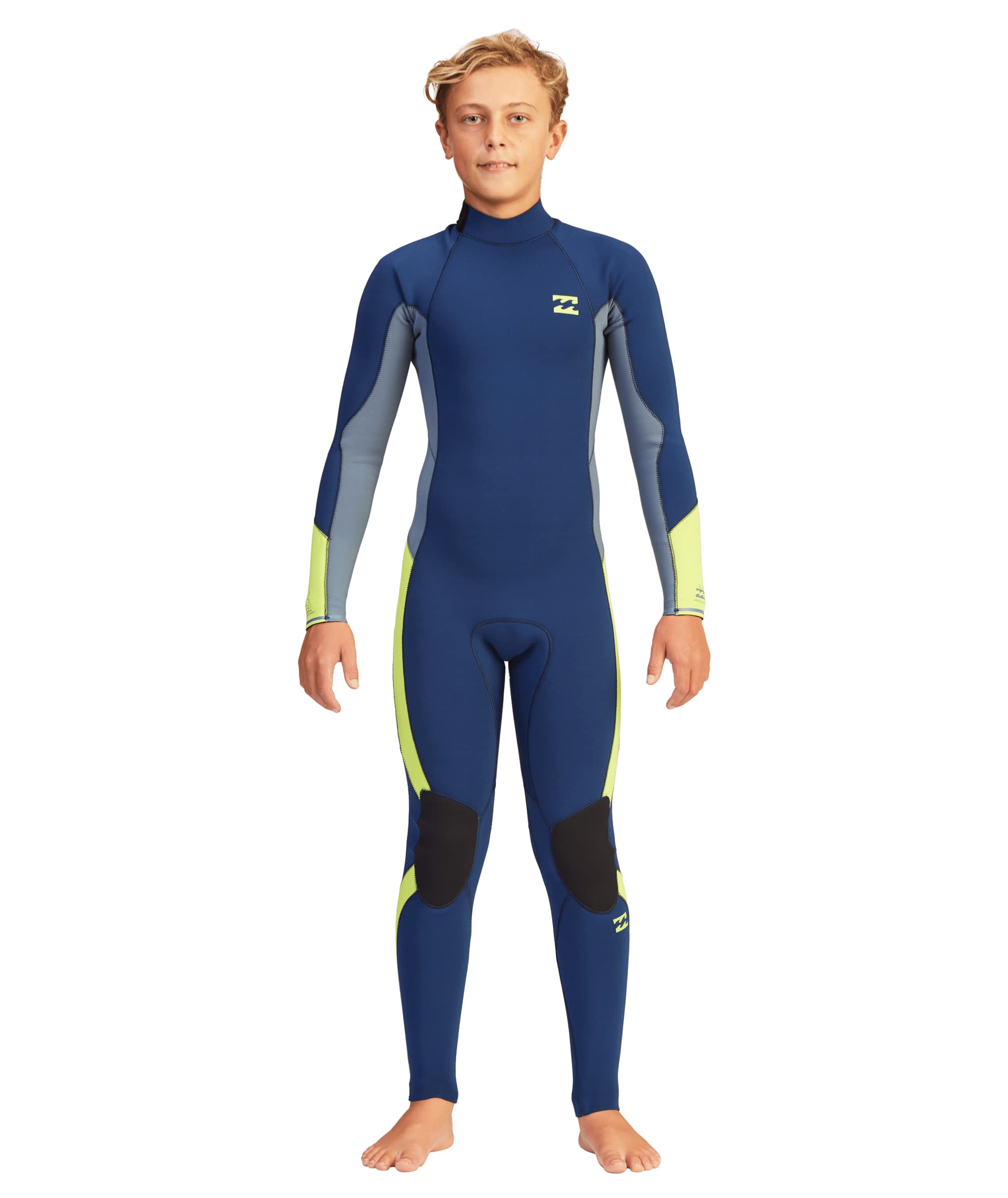 Billabong Boys (8-16) 3/2mm Absolute Back Zip Full Wetsuit - Navy | 10
