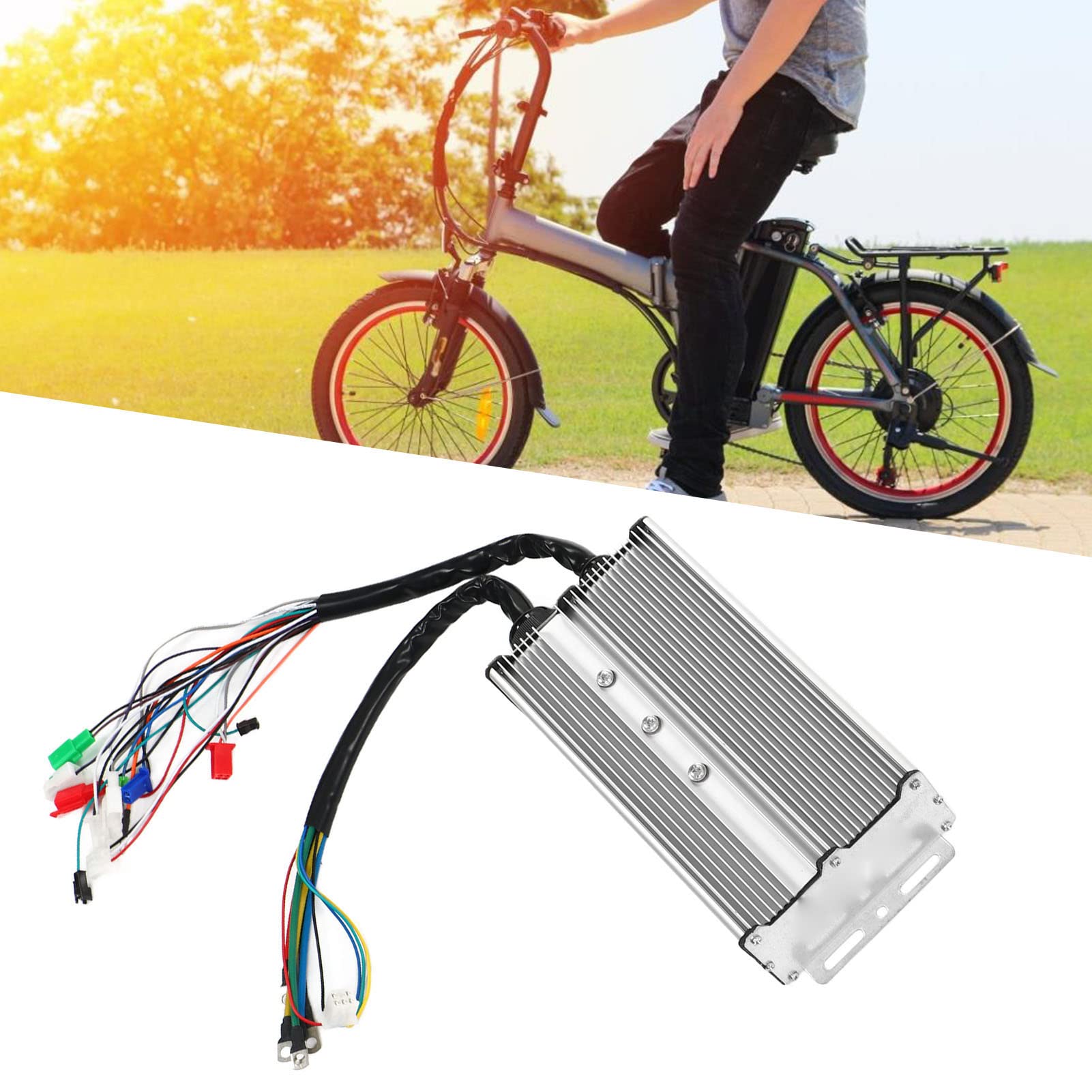 Brushless Motor Controller, Easy to Install 2000W Silent Brushless Controller for Electric Tricycles for Electric Motorcycles