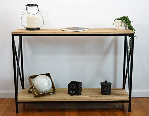 Premium Home Farmhouse Console Table – Sofa Table, Behind Couch Table, Entry way Table Decor, Rustic Wood Console Table, Foyer tables for entryway, Modern Decorative Wood Furniture Narrow Long Hallway
