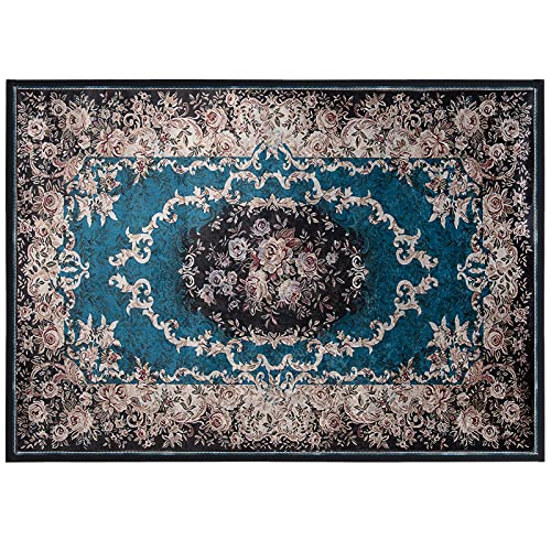 Giantex Area Rug, 5'4''x7'7'' Non-Shedding Easy to Clean Comfy Chic Vintage Floor Decoration Large Boho Area Carpet Rugs for Living Room, Bedroom, Dining Room, Dorm