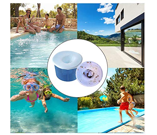 Bysameyee 30-Pack of Pool Skimmer Socks, Filter Pool & Spa Savers for Baskets Net and Skimmers to Protect Your Inground or Above Ground Pool, Skimmers Clean Debris and Leaves