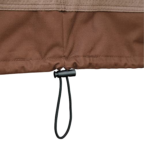 Duck Covers Ultimate Water-Resistant 84 Inch Round Patio Table & Chair Set Cover, Outdoor Table Cover