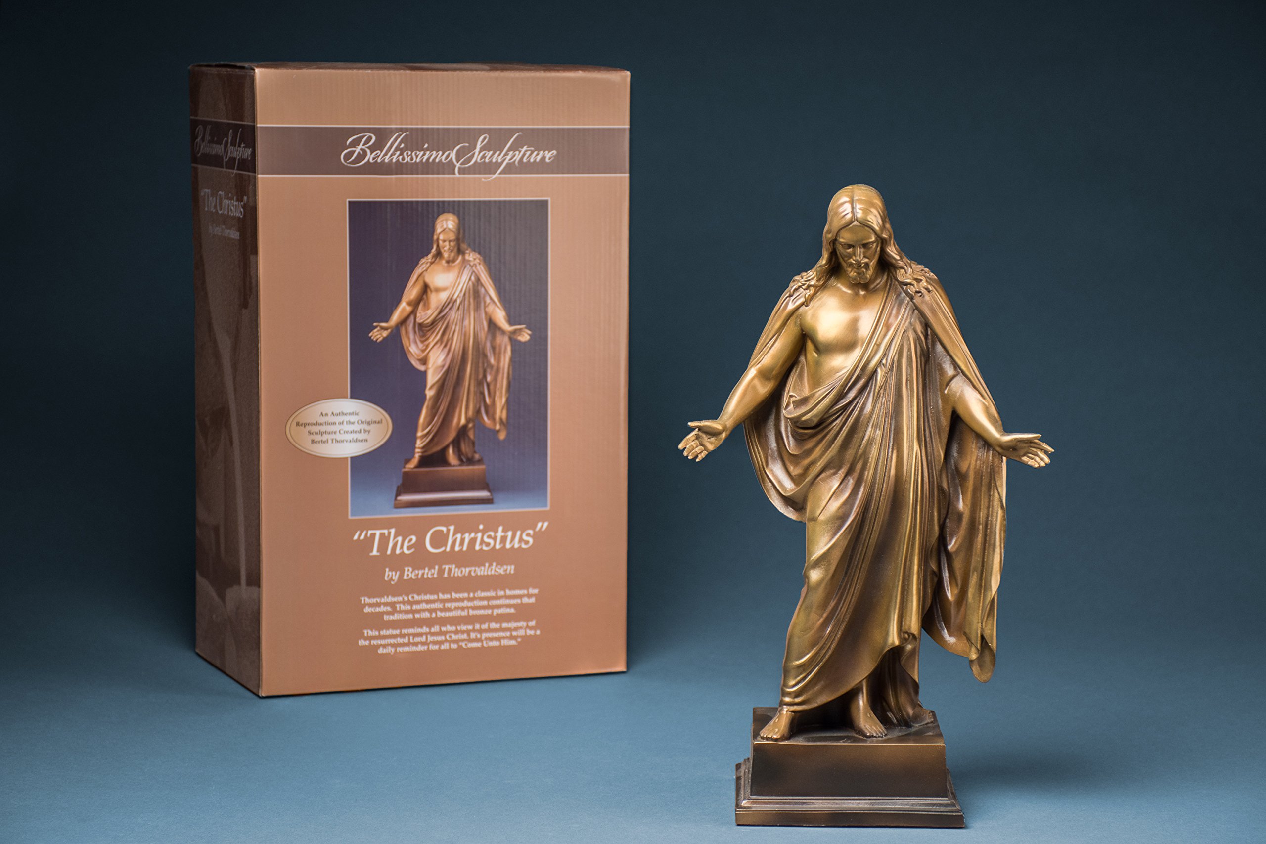 Bellissimo Sculpture Christus 15" Cold Cast Bronze Statue