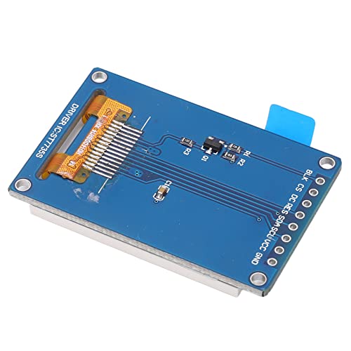 Color LCD Display, LCD Display 128RGB X 128 Dots SPI Interface 1.44in Clear Wiring Compact for SCM