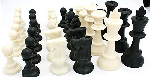 Professional Staunton Chess Set Combo , 4-Queens 3" King 17" Vinyl Roll-up Board 22" Chess Bag 50 Games Scorebook & Pens Tournament