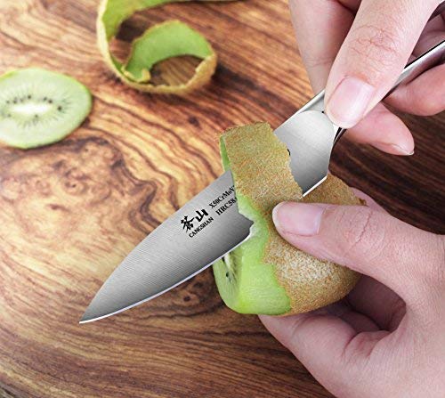 Cangshan N1 Series 1020380 German Steel Forged Paring Knife, 3.5-Inch Blade