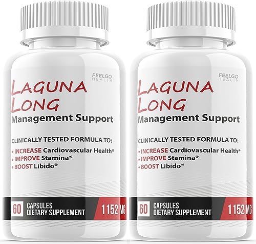 feelgo 2 Pack - Laguna Long Male Supplement, Laguna Long Pills, Laguna Long Male, Laguna Long for Men, Laguna Long Power, Sleeve, for 60 Days