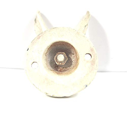 World Buyers Rabbit Wall Hook Antique White 2.375 x 1.625 x 3.375 H