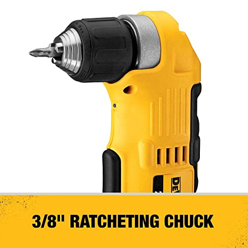 DEWALT, DCD740B, 20V MAX RT ANGLE DRILL/DRVR TOOL ONLY