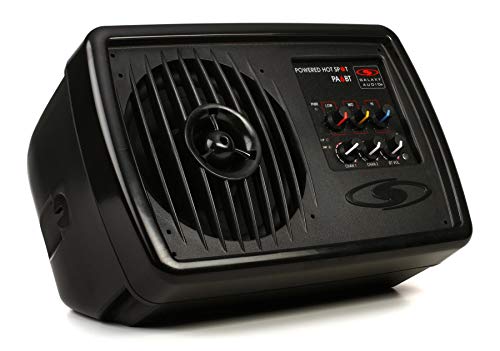 Galaxy Audio PA6BT 6" 170 Watt 2-Way Powered Hot Spot Monitor Speaker With Bluetooth,Black