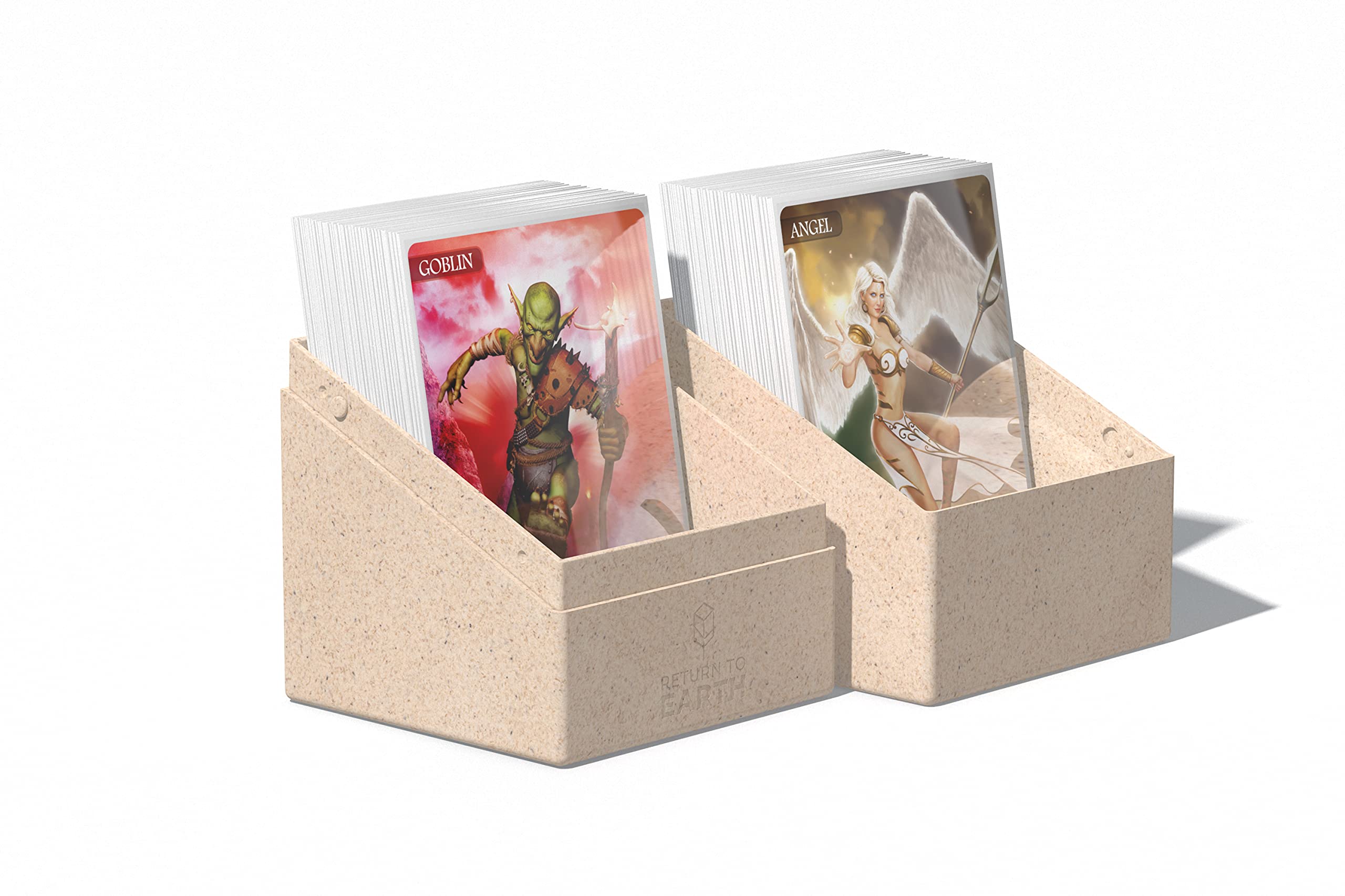 Ultimate Guard RTE Boulder 100+, Deck Case for 100 Double-Sleeved TCG Cards, Natural Color, 97% Renewable, Made in Germany, Secure & Durable Storage
