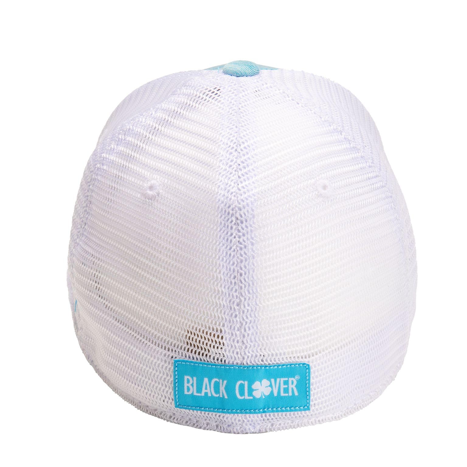 Black Clover Perfect Luck 6 Hat White Clover/Light Blue SM/MD