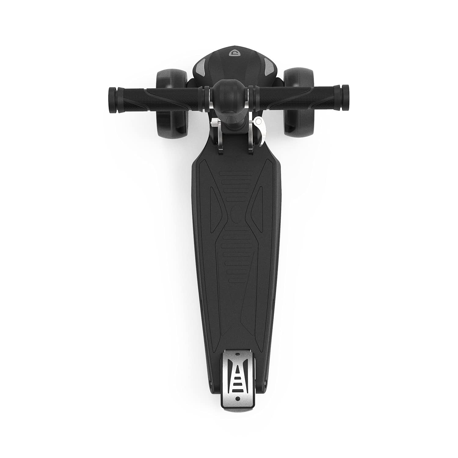 Jetson Scooters - Triton 3 Wheel Kick Scooter (Black) - Collapsible Portable Kids Three Wheel Push Scooter - Lightweight Folding Design - High Stability Lean-to-Steer Safety