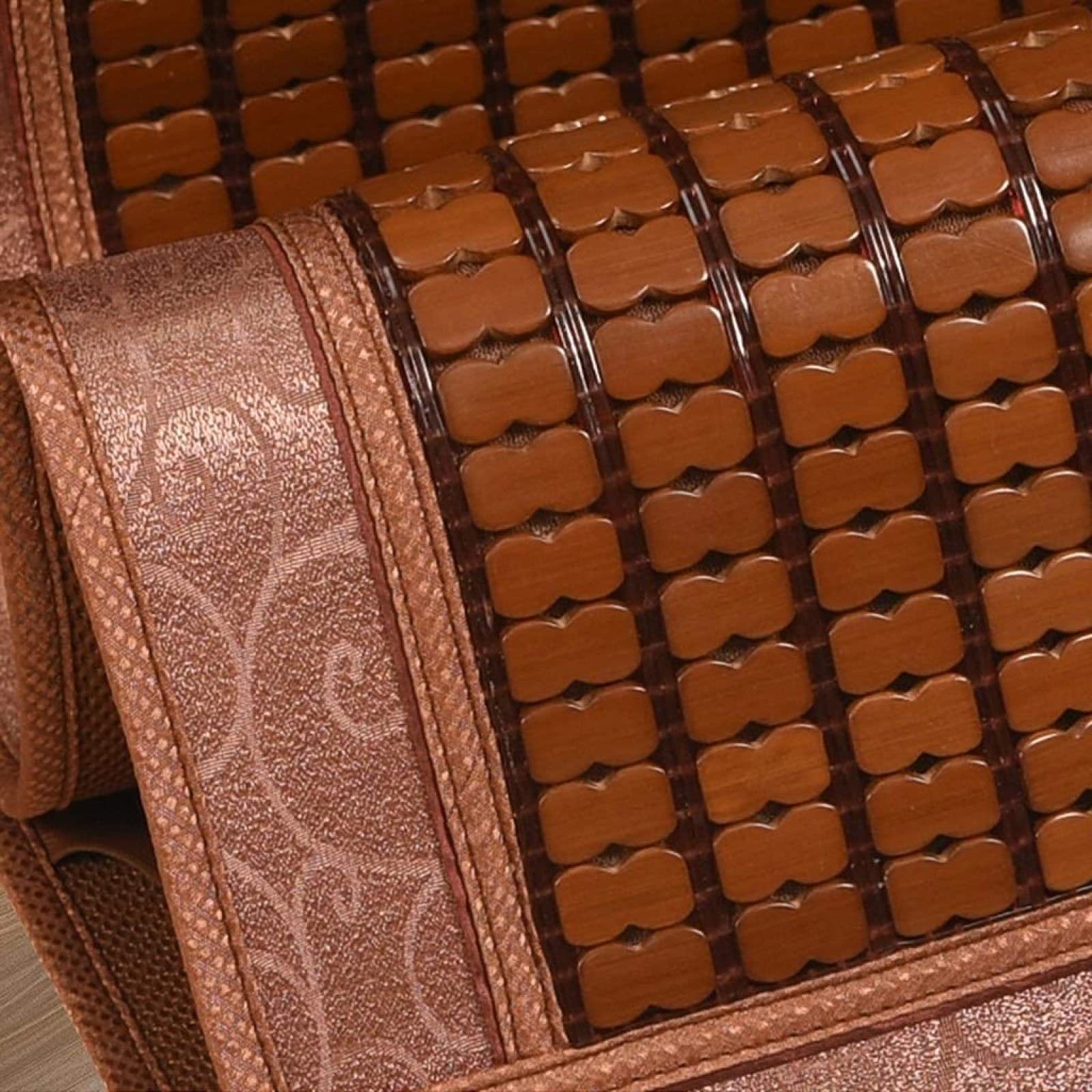 TBQATNTS Summer Sleeping Mat Foldable Summer Bed Mat Cool Sleeping Mattress Cooling Bed for Home School Dormitory,Brown,150 * 195cm