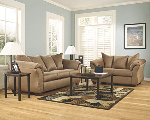 Signature Design by Ashley Darcy Casual Plush Loveseat, Brown