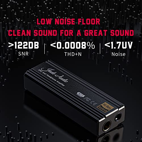 FiiO JadeAudio KA3 Headphone Amps Tiny Amplifier USB DAC High Resolution Supports 32bit/768kHz and DSD512 Headphone Outputs 3.5mm/4.4mm for Smartphones/Laptop/PC/Players