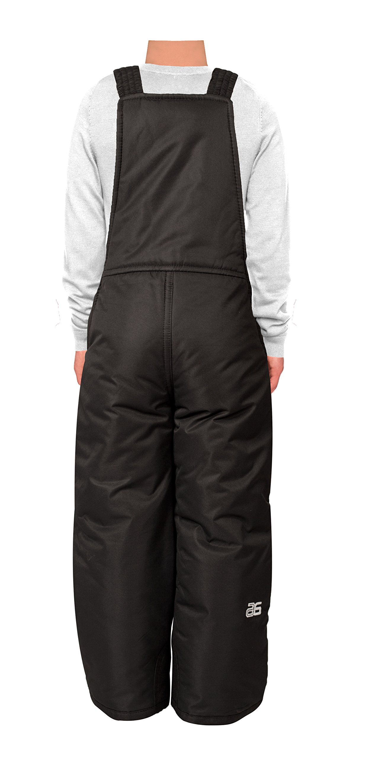Arctix Infant/Toddler Chest High Snow Bib Overalls, Black, 2T
