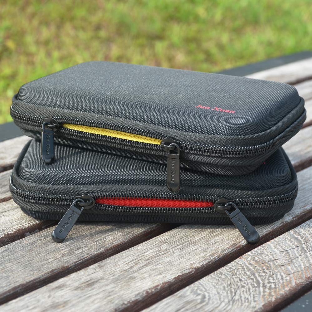 Game Card Holder Storage Case for Nintendo Switch or PS Vita or SD Memory Cards (Black/Yellow)