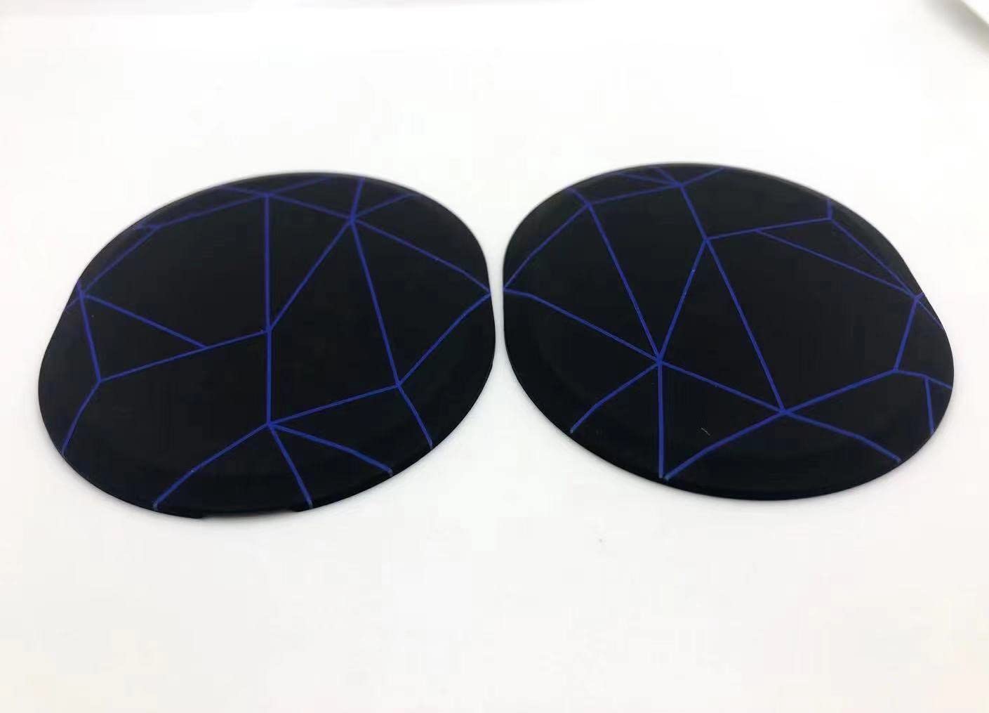 Magnetic Covers for SteelSeries Arctis Pro High Fidelity Gaming Headset/Arctis Pro Wireless Gaming Headset (Blue in Black)