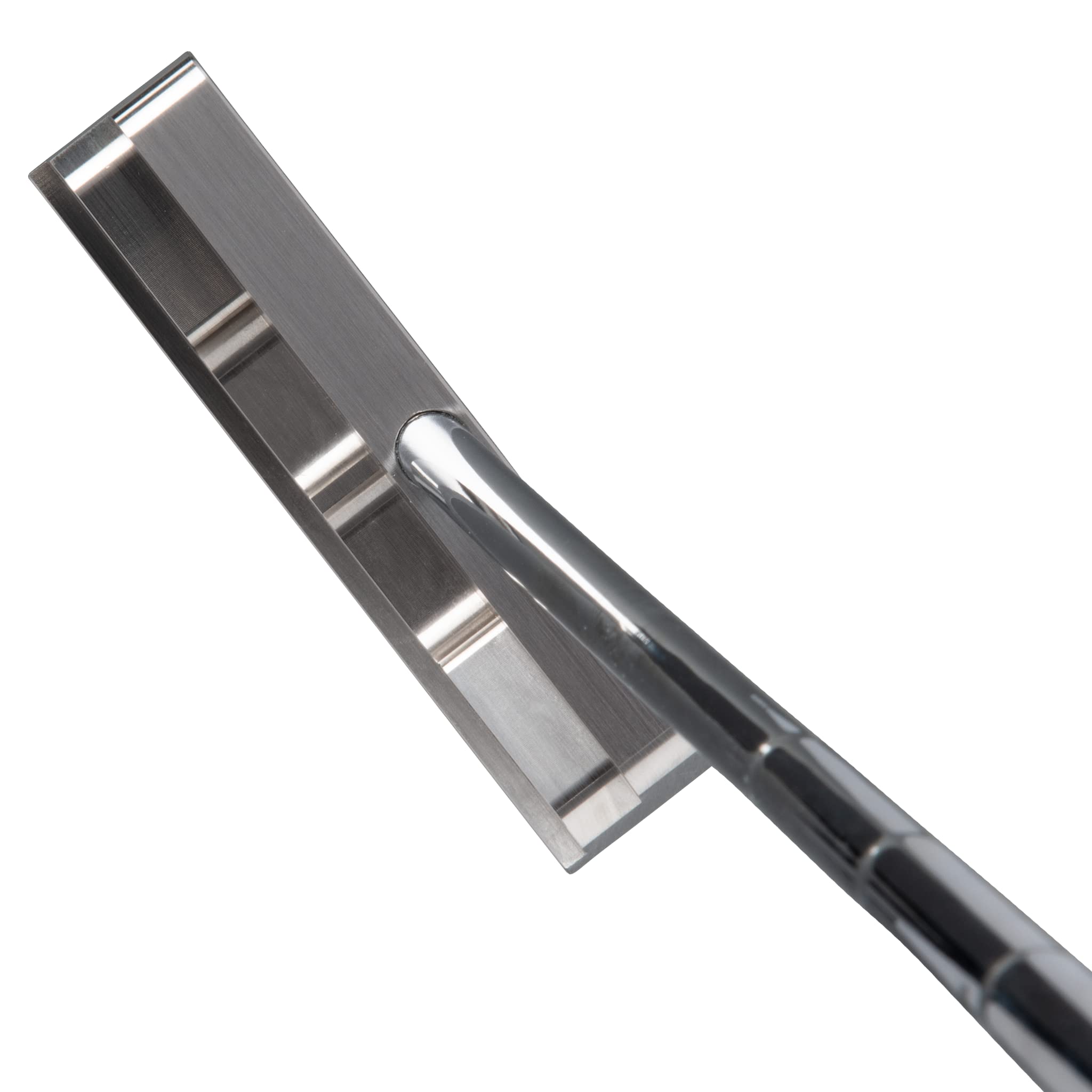 Bell N-360 No-Offset CNC Milled Center Shaft Standard Blade Golf Putter + Winn Dri-Tac Dark Gray Standard Grip (Right, 40)