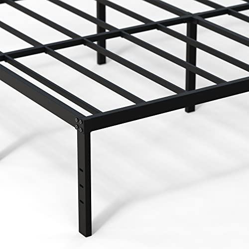 DiaOutro 18 Inch California King Bed Frames Heavy Duty Metal Platform No Box Spring Needed, Maximum Storage, Easy to Assembly, Noise Free, Black