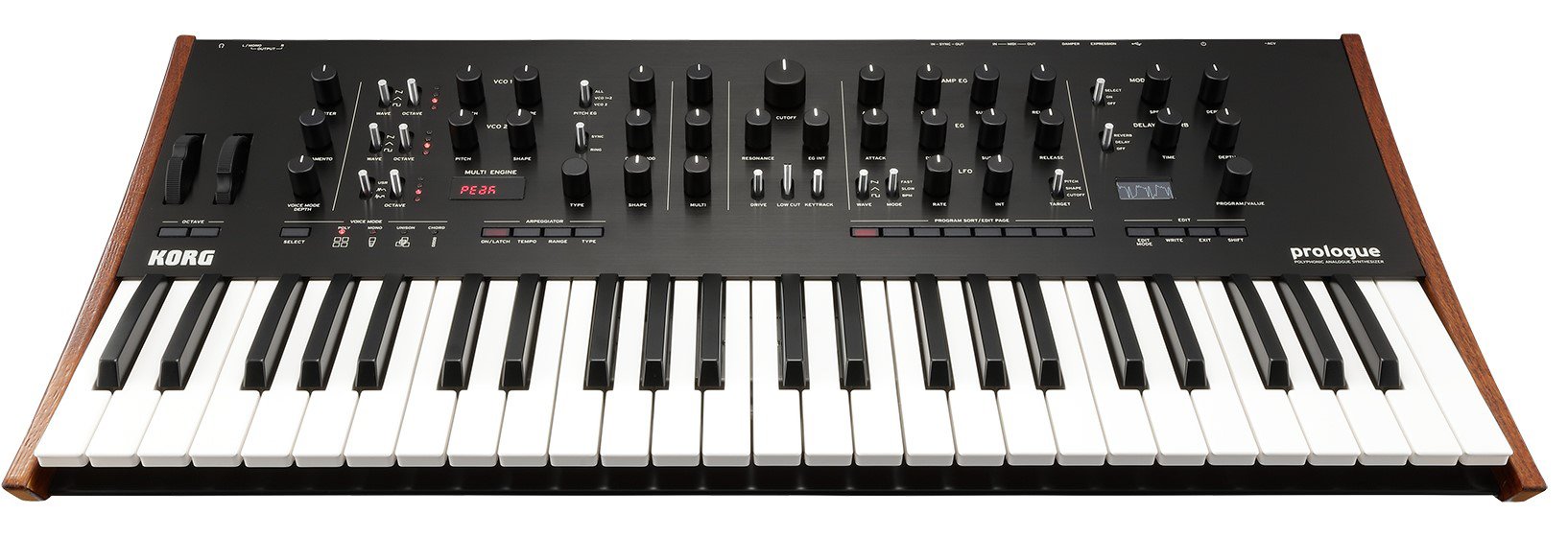 Korg Prologue 8 Polyphonic Analogue Synthesizer Bundle with Sustain Pedal and Austin Bazaar Polishing Cloth