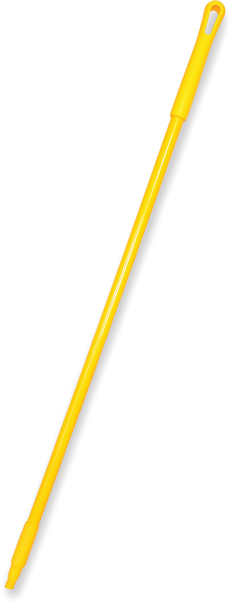 SPARTA 41225EC04 Fiberglass Broom Handle, Mop Handle, Replacement Handle With Acme Threaded Tip For Commercial Cleaning, 48 Inches, Yellow